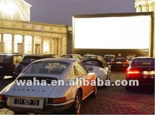 Fireproof Large Inflatable Movie Screen Advertising Tarpaulin PVC With Good Tension