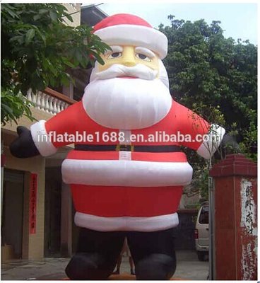Cute Inflatable Advertising Chubby Inflatable Santa Claus For Kids