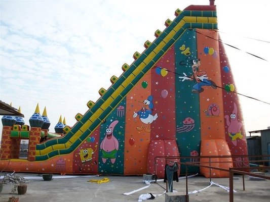 Paradise Park Recreation Facilities Inflatable Water Sports , Large PVC Inflatable Slides