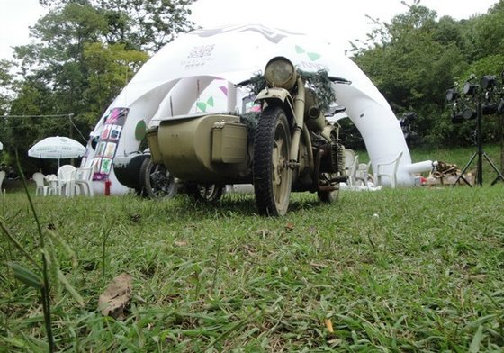 0.4mm Outdoor PVC Inflatable Yard Tent For  Exhibition Colorful