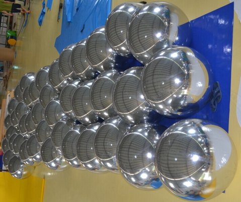 Fireproof 3m Inflatable Mirror Ball , Big Party Inflatable Marketing Products
