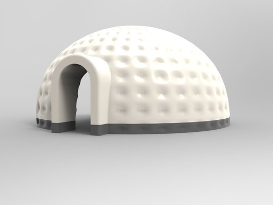 White Exhibition  PVC Tarpaulin Inflatable Party Tent For Show Custom