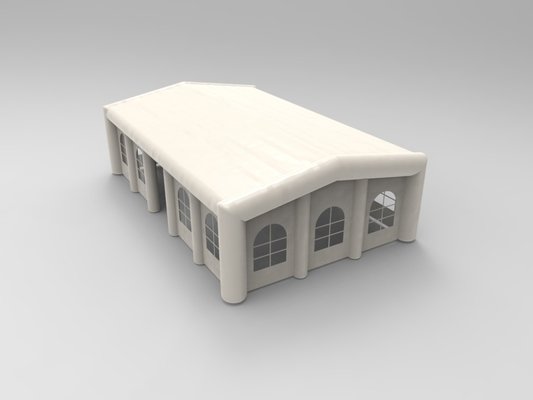 White WedingTent  Pvc Tarpaulin Inflatable Event Tent  For Advertising