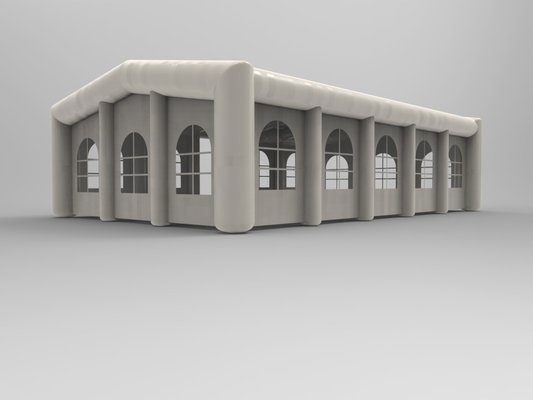 white Weding Tent  Pvc Tarpaulin Inflatable Yard Tent t  5 X 8 X 2.5m