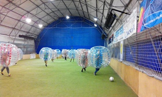 1.5m Clear pvc Inflatable Sports Games Soccer Ball Custom