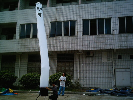 PVC Color Inflatable Dancer , 6m Both Legs Inflatable Marketing Products