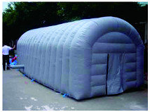 Blue Simulation Inflatable Party Tent  ,  PVC Tarpaulin Large Picnic Tent