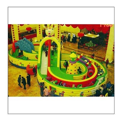 Colorful Custom Inflatable Products, Kids Bouncy Castle For Outdoor