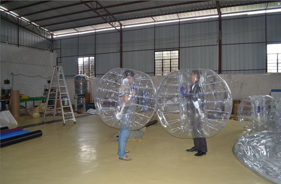 White Bumper Ball Inflatable Water Sports  PVC Plastic Sports Games For Campaign