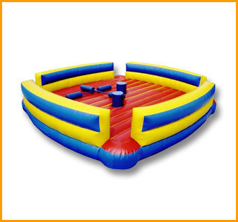 0.9mm PVC Inflatable Water Games , Customized Terrestrial Inflatable Arean