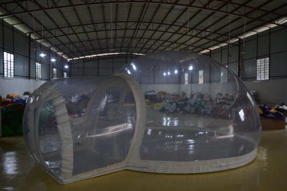 White Pvc Inflatable Exhibition Tent / Clear Tent  To Going Green