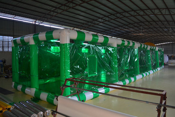 Green Large PVC Tarpaulin Inflatable Garden Party Tent with Fireproof and Durable