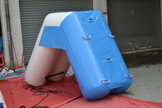 Summer PVC Tarpaulin Inflatable Water Floats Small Blue Water Slide