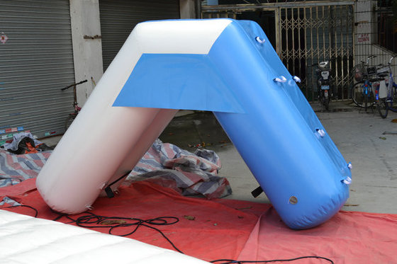 Summer PVC Tarpaulin Inflatable Water Floats Small Blue Water Slide