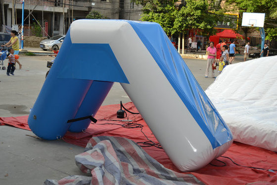 Summer PVC Tarpaulin Inflatable Water Floats Small Blue Water Slide