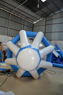 Funny Large Inflatable Water Toys Park For Lake , Floating Inflatable Water Park