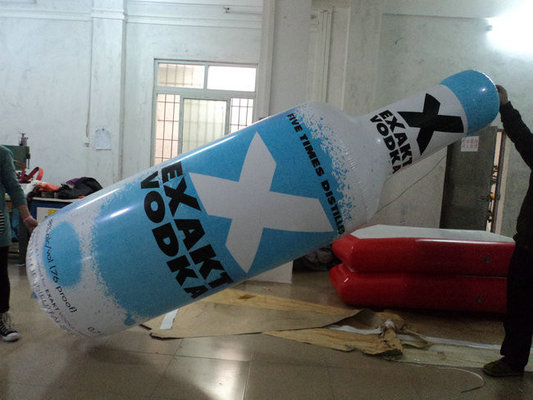 Customized PVC Tarpaulin Inflatable Bottle For Display or Advertising