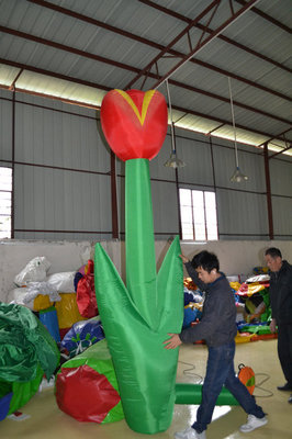 Colorful Inflatable Advertising Products  , Beautiful Inflatable Flower Customed