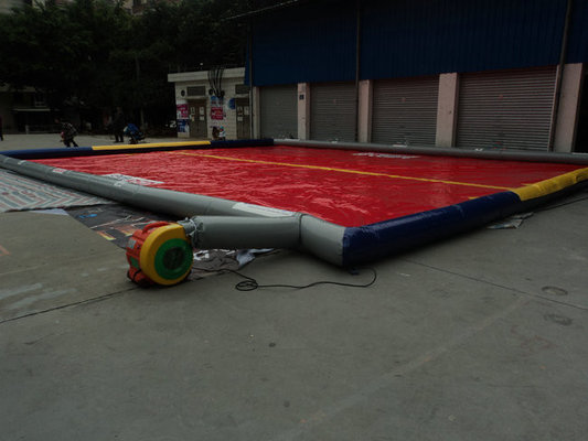 Large Red PVC Tarpaulin Inflatable Sport Games For Outdoor