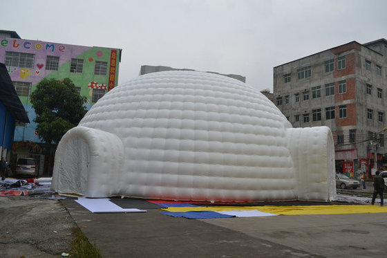 Giant Pvc Tarpaulin Inflatable Exhibition Tent For Relax / Celebration Party
