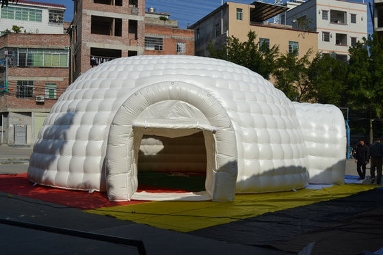 Giant Pvc Tarpaulin Inflatable Exhibition Tent For Relax / Celebration Party