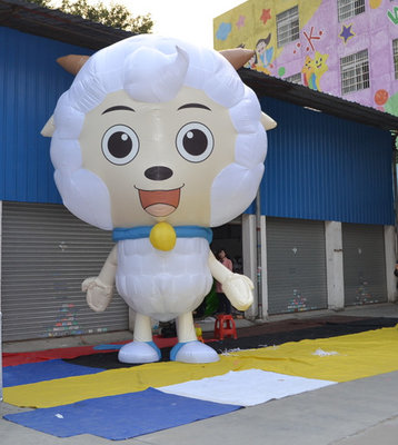 Event Display Inflatable Advertising Products 3.5m Height Pleasant Sheep