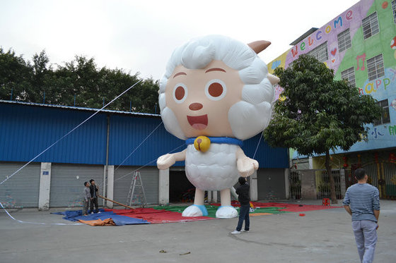 Event Display Inflatable Advertising Products 3.5m Height Pleasant Sheep