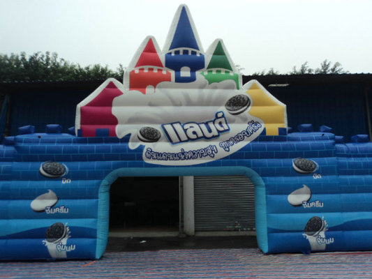 Advertising Inflatable Climbing Wall PVC Customized High Tension