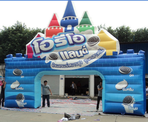 Advertising Inflatable Climbing Wall PVC Customized High Tension