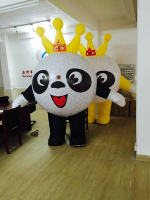 Fireproof Amusement Parks Inflatable Moving Cartoon with Air pump