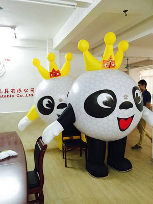 Fireproof Amusement Parks Inflatable Moving Cartoon with Air pump