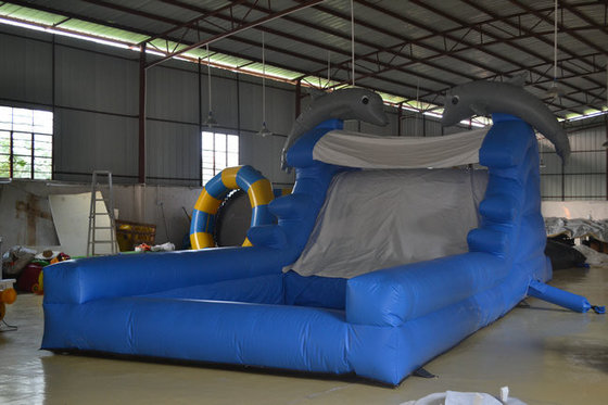 Fireproof Inflatable Sports Games  , Inflatable bouncy castles with slide