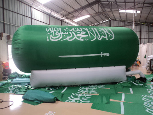 Outdoor Inflatable Advertising Products Digital Printing Green