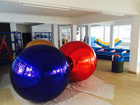 Sliver Inflatable Advertising Balloons Mirror Ball 0.8M - 4M Outdoor