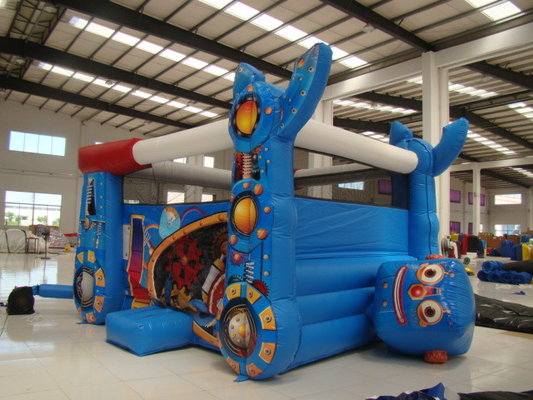 Children PVC Tarpaulin Playground Indoor Inflatable Sports Equipment / Jumpers