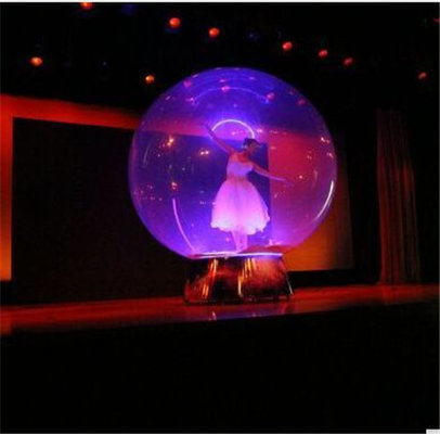 Custom Kids Attractive Inflatable Clear Ball Sports Games , Show Ball
