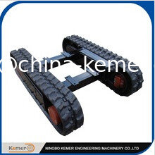 Mini Rubber Track Undercarriage/Rubber Tracked Undercarriage/ small load chassis/DIY engineering machinary unit