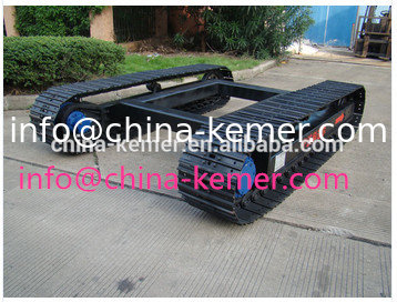 crawler traveling device for engineering machine/Tank track with hydraulic motor and reducer/shassi