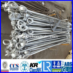 2400mm Eye to swivel container lashing bars, Galvanized lashing bar container Securing Equipment with GL BV CCS ABS NK