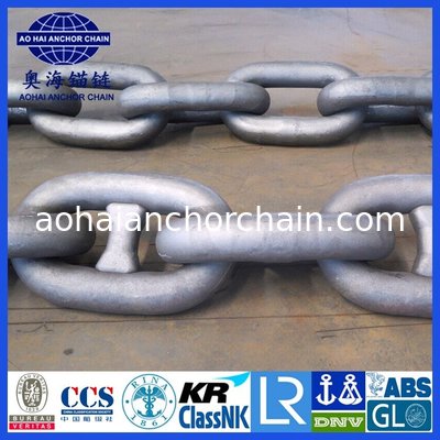 ORQ R3 R3S R4 R4S R5 Black painted offshore mooring chain with KR LR BV NK ABS DNV CCS certification