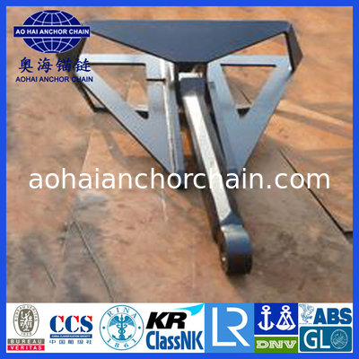 500KG Flipper Delta drag Anchor, Black Painted  Delta Flipper Anchor with KR BV NK LR ABS DNV CCS certification