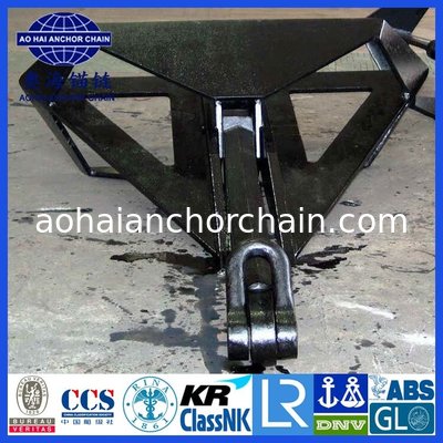 500KG Flipper Delta drag Anchor, Black Painted  Delta Flipper Anchor with KR BV NK LR ABS DNV CCS certification