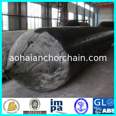Dia. 1.0M~ 2.5M Marine rubber airbags, natural rubber ship dry docking marine rubber airabgs