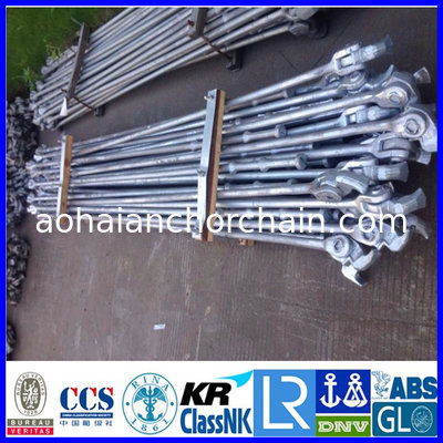 600mm lashing bars and extensions, Galvanized lashing bar container Securing Equipment with GL BV CCS ABS NK