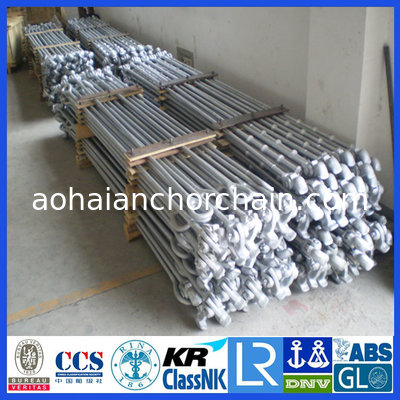 600mm lashing bars and extensions, Galvanized lashing bar container Securing Equipment with GL BV CCS ABS NK