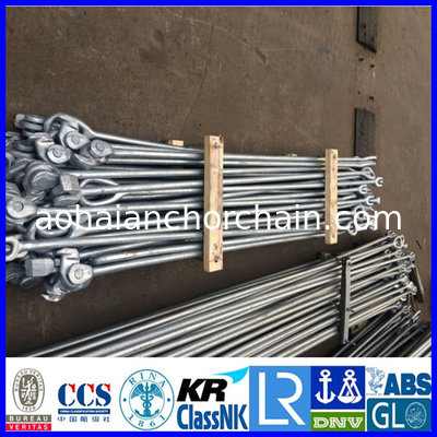 600mm lashing bars and extensions, Galvanized lashing bar container Securing Equipment with GL BV CCS ABS NK