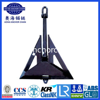 500KG Flipper Delta drag Anchor, Black Painted  Delta Flipper Anchor with KR BV NK LR ABS DNV CCS certification
