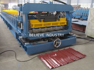 China Lower cost metal tile roll forming machine for sale. supplier