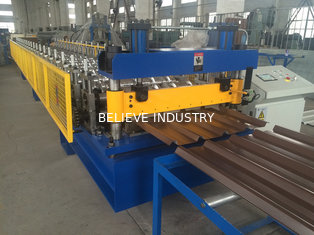 China Trim Deck Profile Roof And Wall Cladding Roll Forming Machine supplier