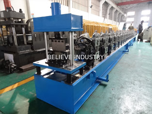 China High Front Quad Gutter Roll Forming Machine For Galvanized Steel, Aluminium, Copper Material supplier